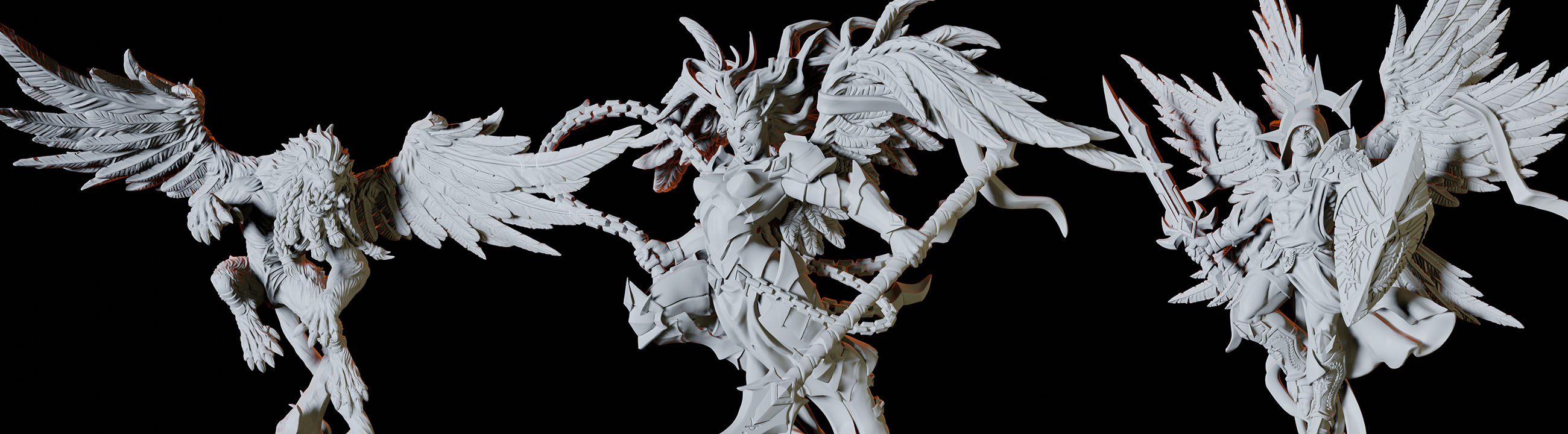 Celestial Miniatures for Dungeons and Dragons and other TTRPGs