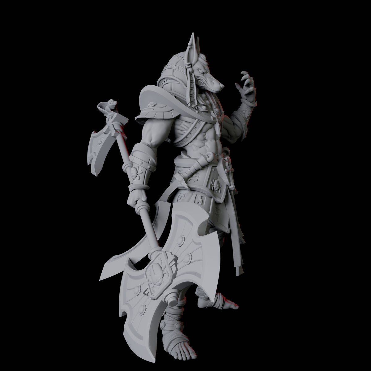 Anubis Jackal Egyptian God Miniature A for Dungeons and Dragons ...