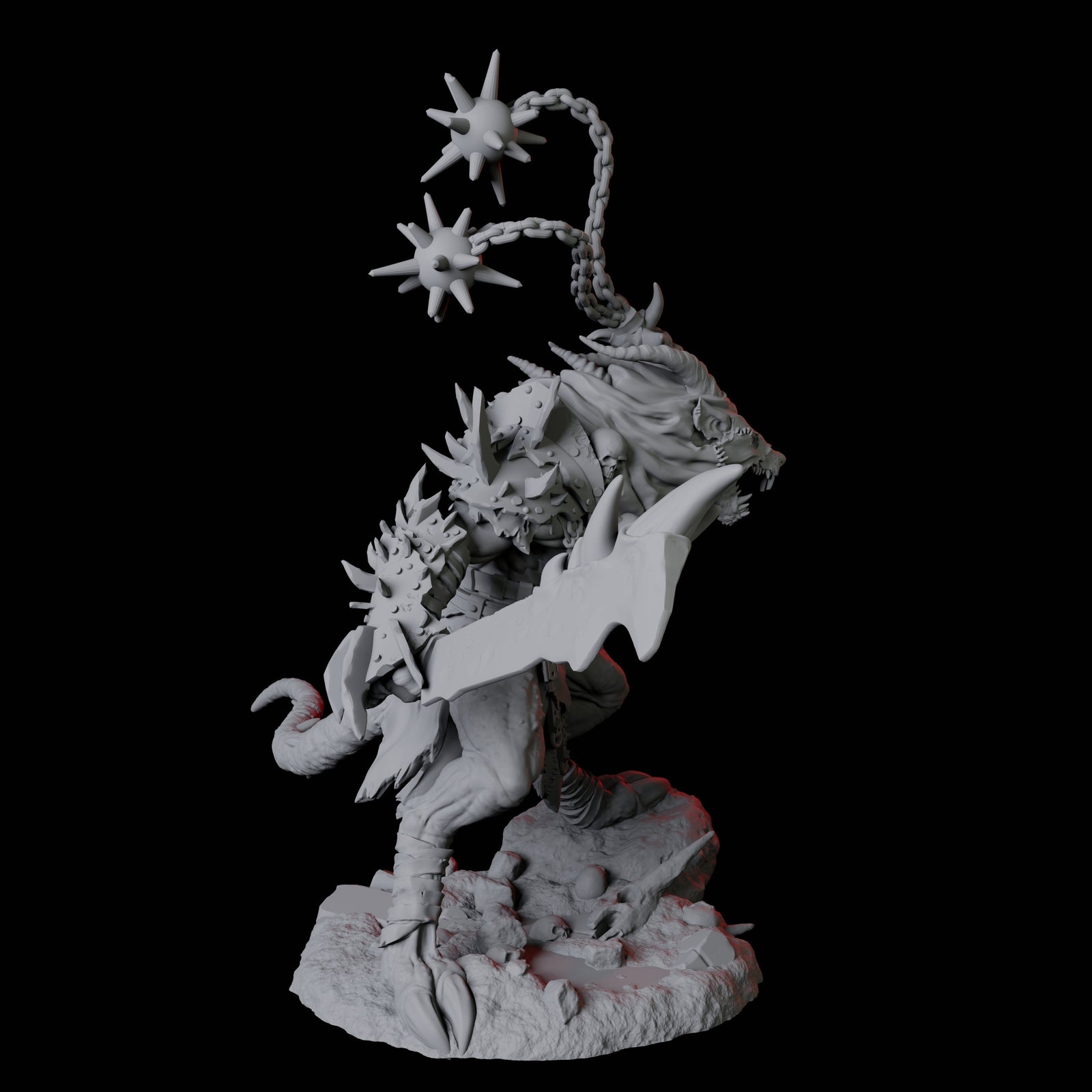 Blackfang Mutant Ratfolk Miniature C for Dungeons and Dragons ...