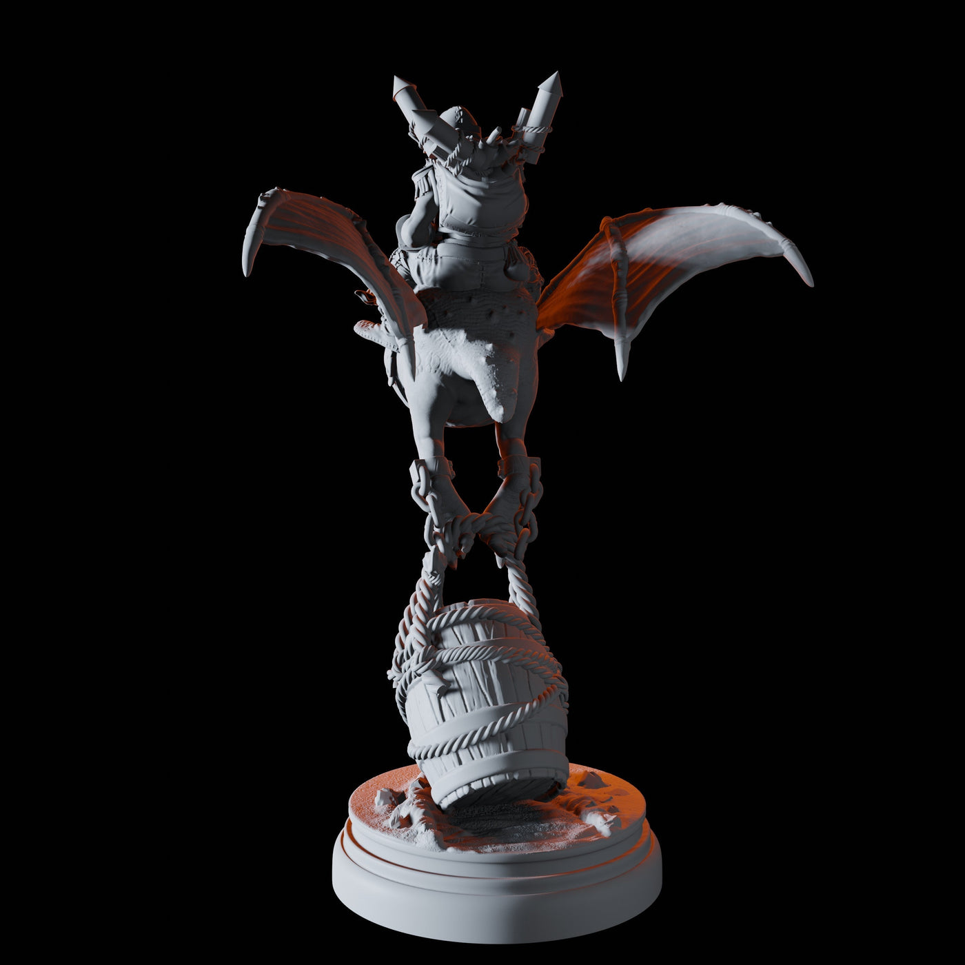 Flying Goblin Bombardier Miniature A for Dungeons and Dragons ...