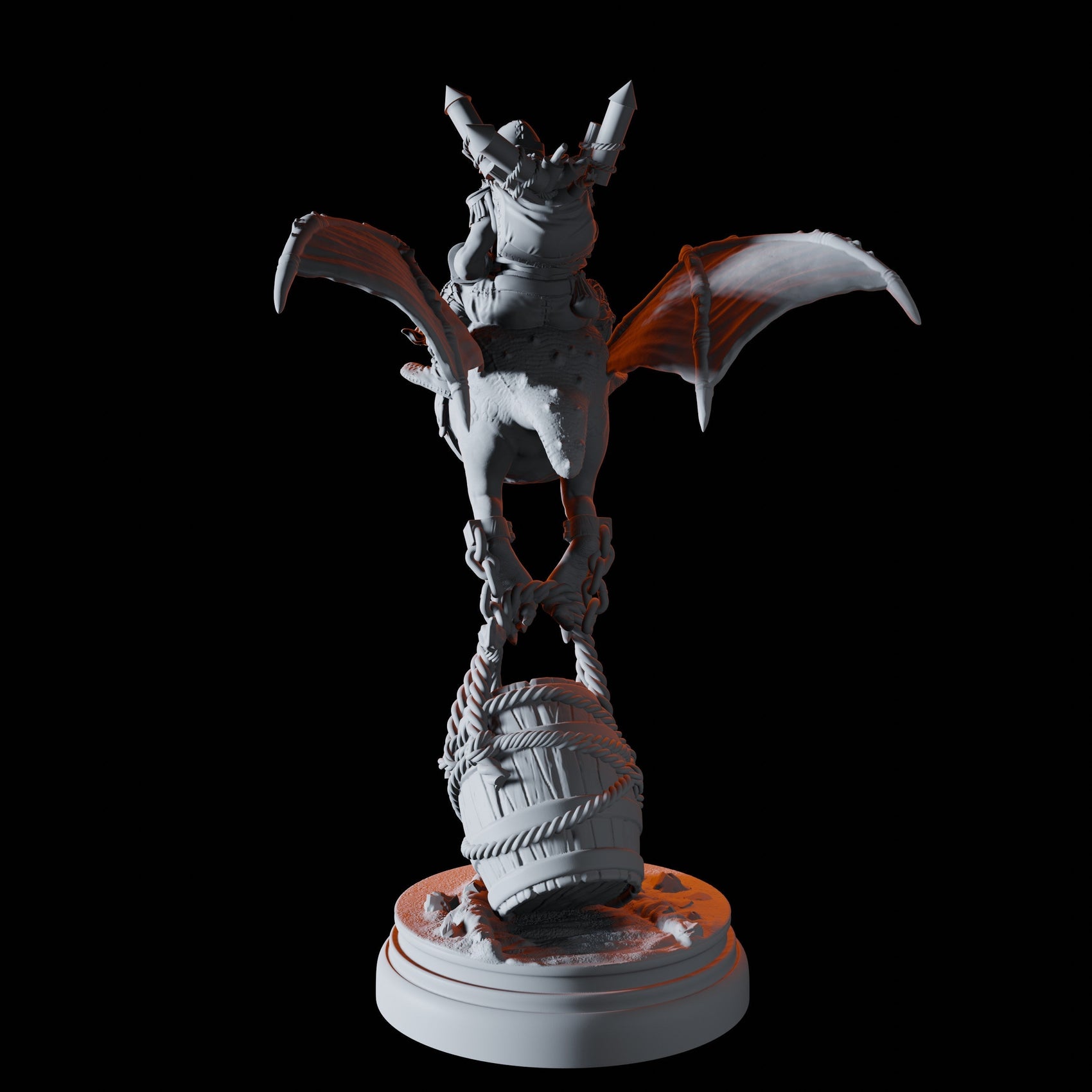 Flying Goblin Bombardier Miniature A for Dungeons and Dragons ...