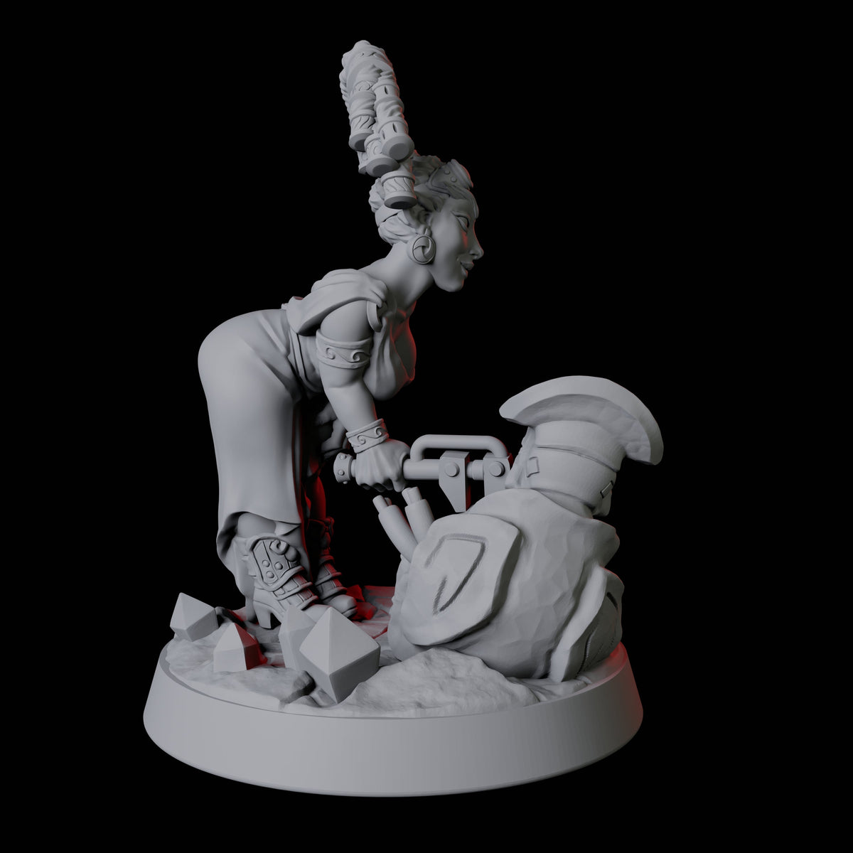 Sexy Female Gnome Pin-Up for Dungeons and Dragons, Pathfinder and TTRPGs