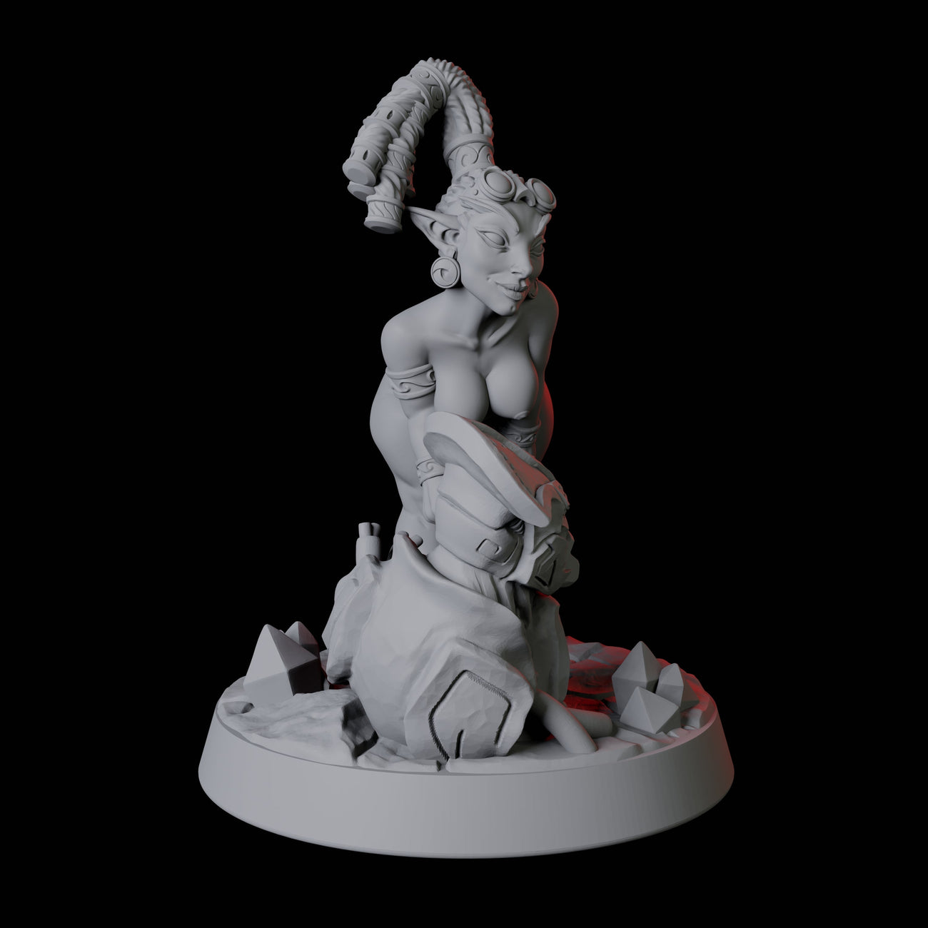 Sexy Female Gnome Pin-Up for Dungeons and Dragons, Pathfinder and TTRPGs