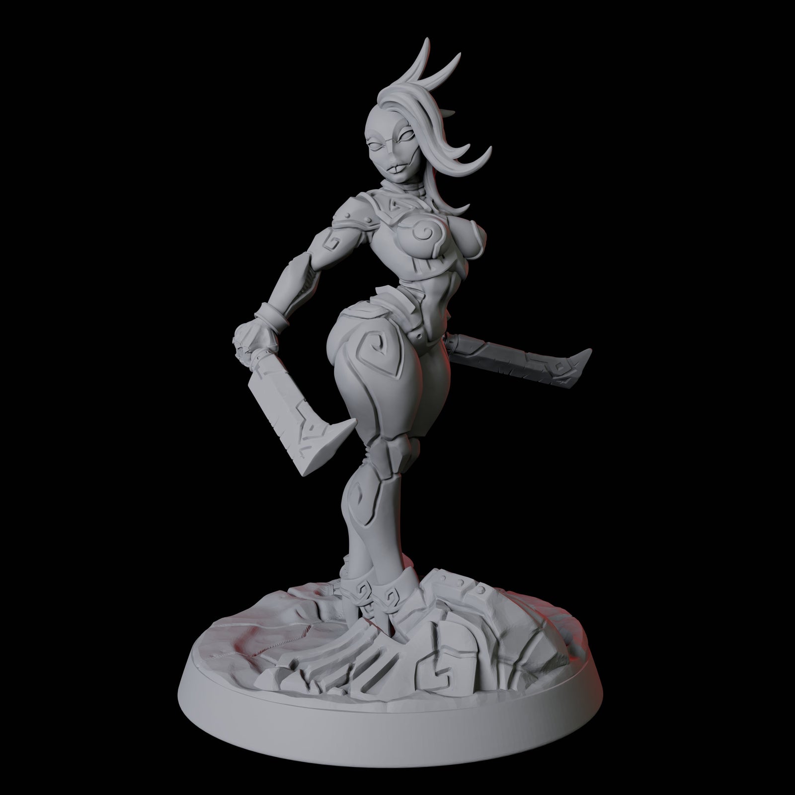 Sexy Female Warforged Pin-Up for Dungeons and Dragons, Pathfinder and TTRPGs