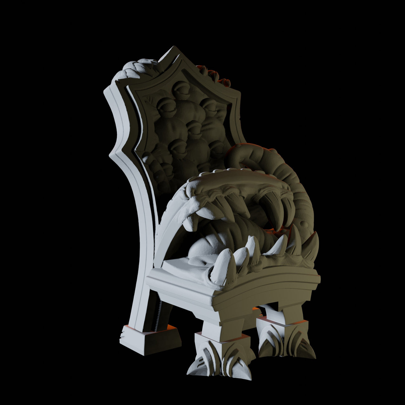 Chair Mimic Miniature for Dungeons and Dragons, Pathfinder and TTRPGs ...