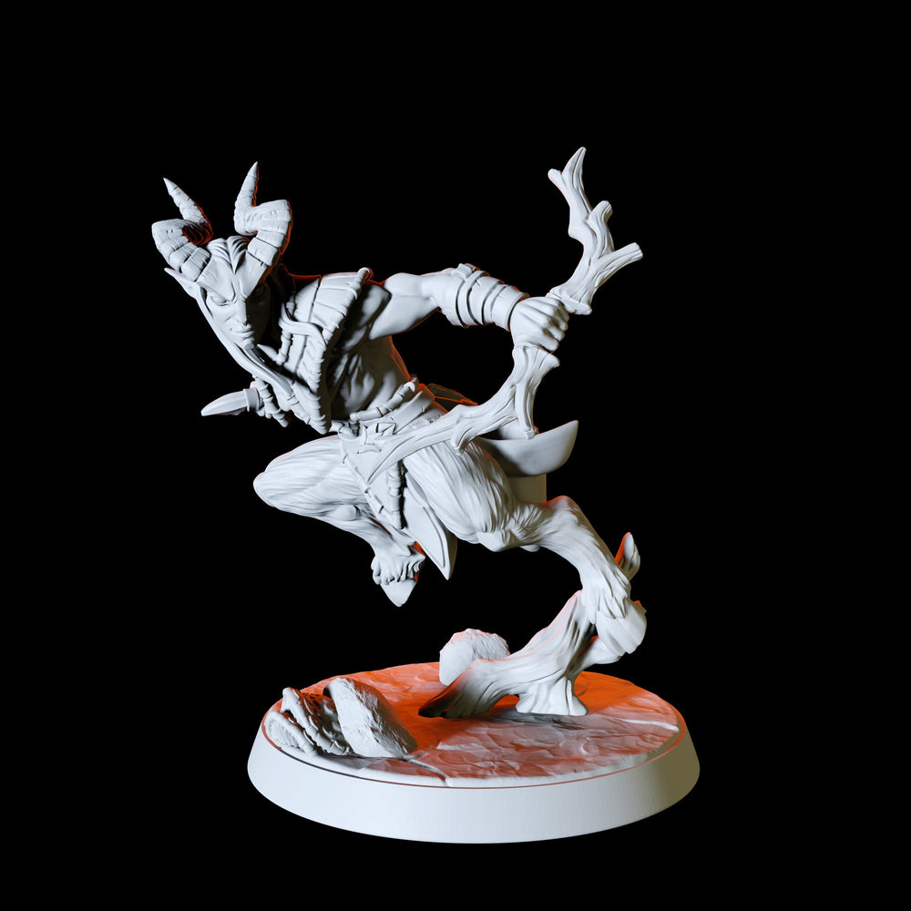 Six Satyr Miniatures for Dungeons and Dragons, Pathfinder and TTRPGs ...